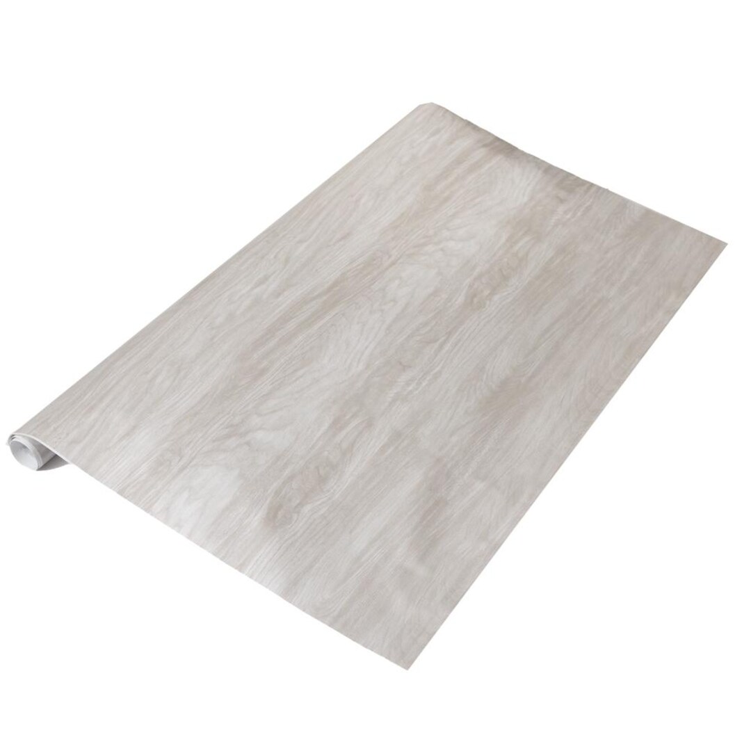67.5cm X 2m Artifix WOODGRAIN LIGHT GREY Sticky Back Plastic Vinyl Wrap ...