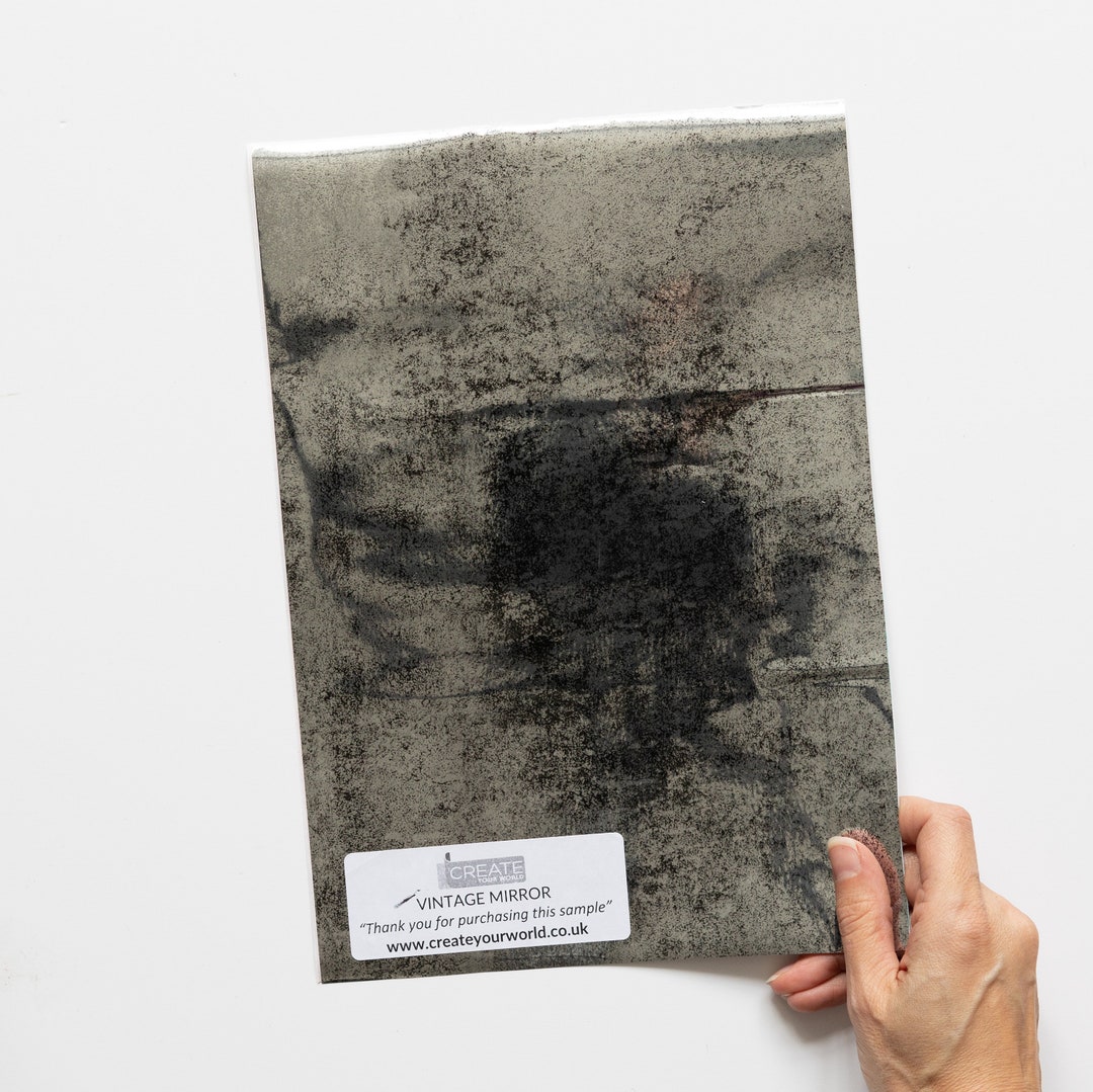 A4 SAMPLE - VINTAGE MIRROR Sticky Back Plastic Vinyl Wrap Film - Etsy UK