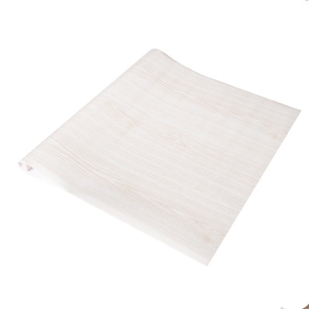 90cm Wide up to 15m Long Dc Fix WHITE ASH Sticky Back Plastic Vinyl ...