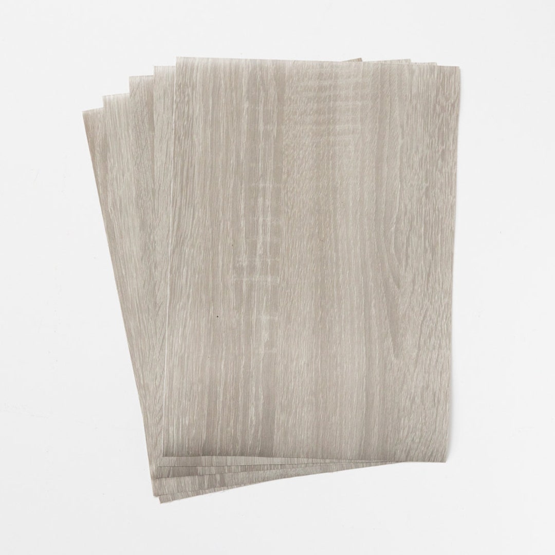 A4 Dc Fix Self-adhesive Vinyl Sheets Craft Pack - SONOMA OAK GREY - 5 ...