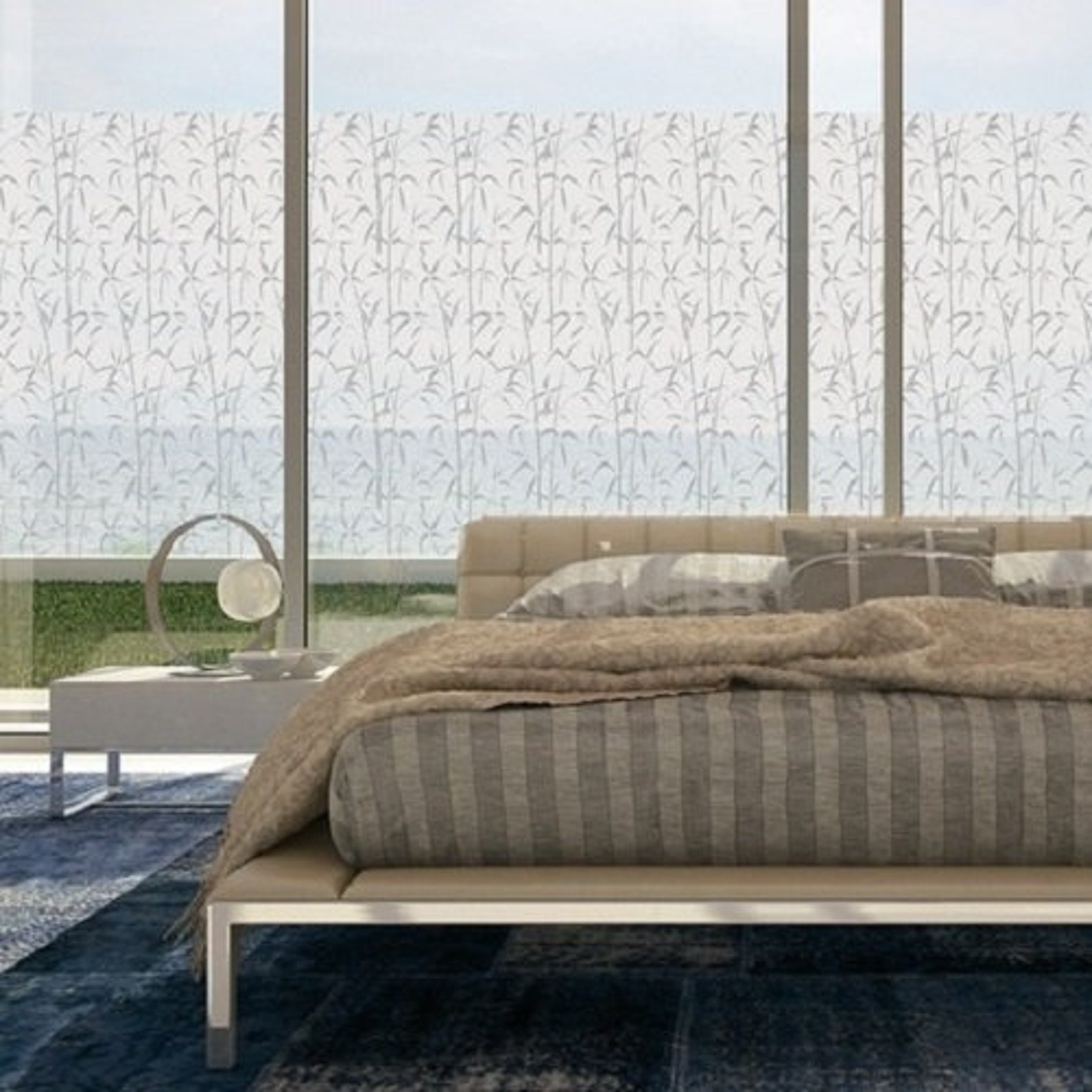 67.5cm X 1.5m Dc Fix BAMBOO Static Cling Vinyl Window Privacy | Etsy