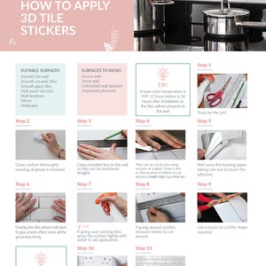 25.4cm X 25.4cm SHELL 3D Epoxy Tile Stickers - Etsy