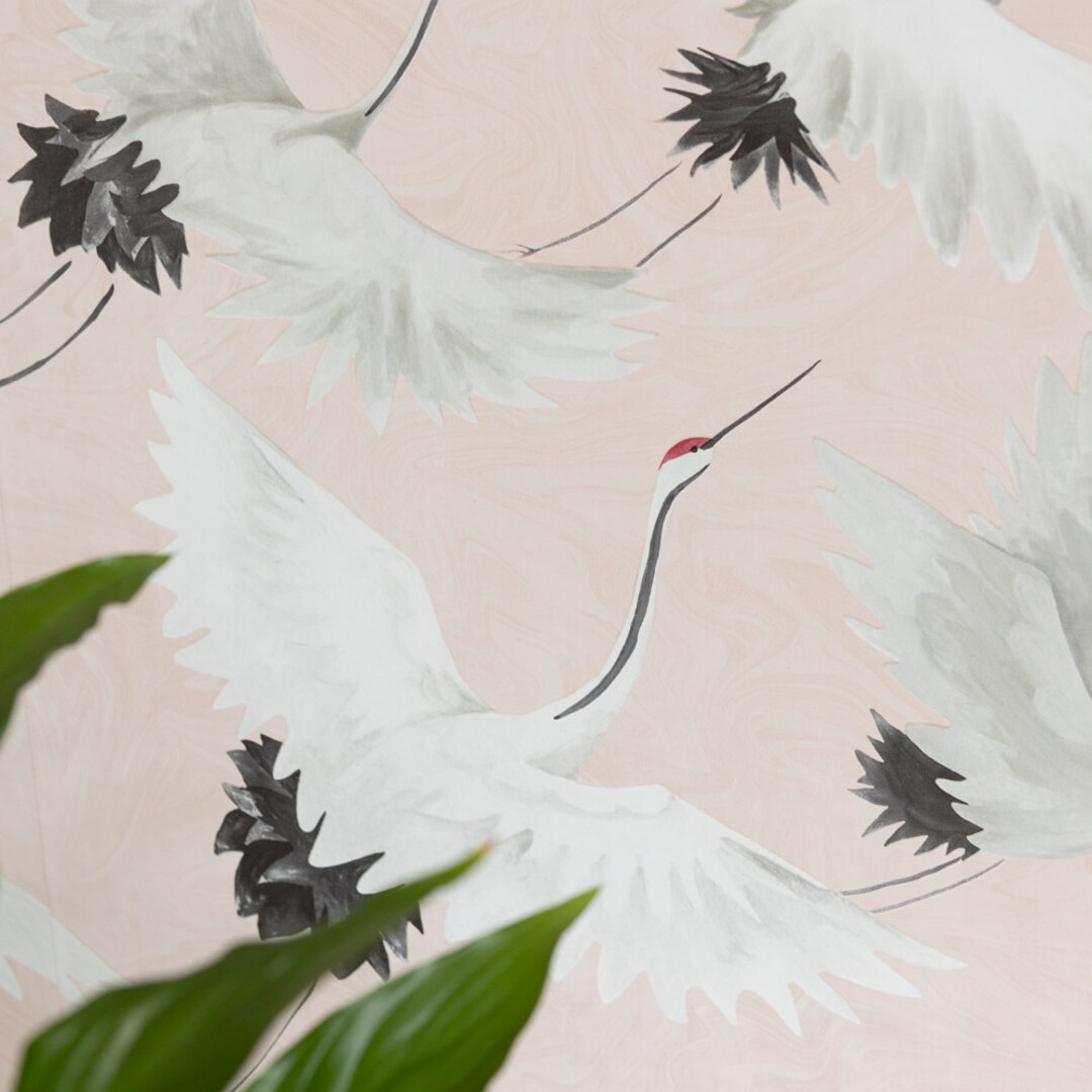 Nu Wallpaper HALCYON PINK Peel & Stick Wallpaper - Etsy