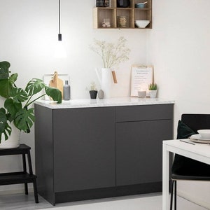 90cm X 2.1m Dc Fix MATT ANTHRACITE GREY Sticky Back Plastic - Etsy UK