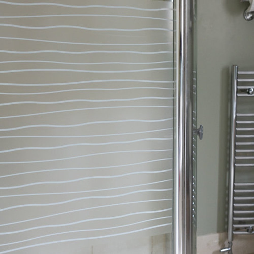 45cm X 1.5m Dc Fix WAVES Static Cling Vinyl Window Privacy Film - Etsy UK