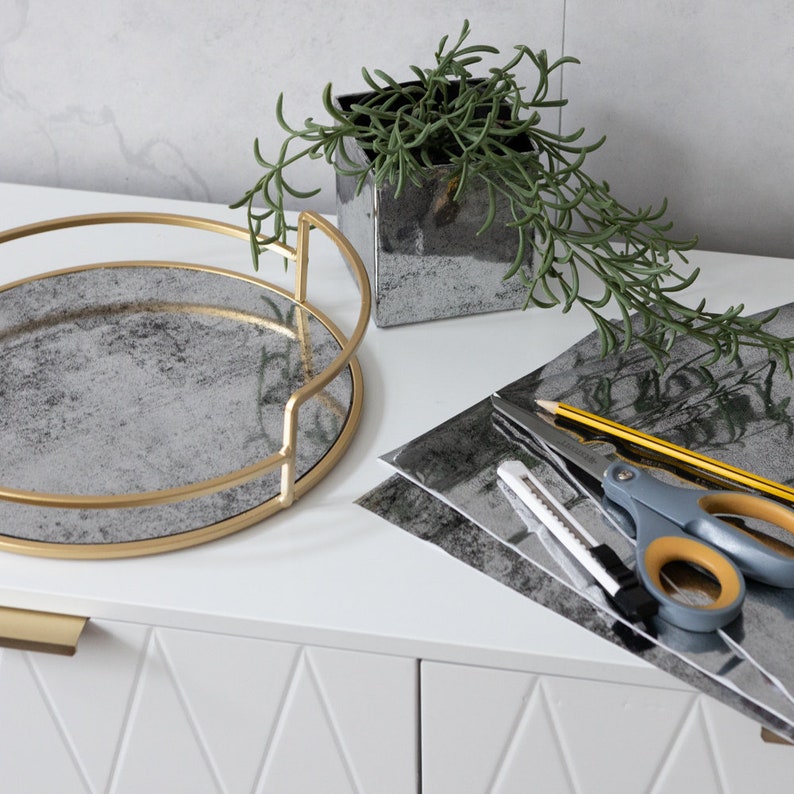 A4 SAMPLE VINTAGE MIRROR Sticky Back Plastic Vinyl Wrap Film - Etsy UK