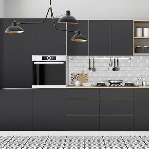 90cm X 2.1m Dc Fix MATT ANTHRACITE GREY Sticky Back Plastic - Etsy UK