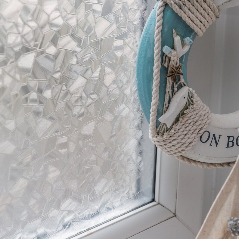 A4 SAMPLE - SPLINTER Static Cling Plastic Vinyl Wrap Window Film - Etsy UK