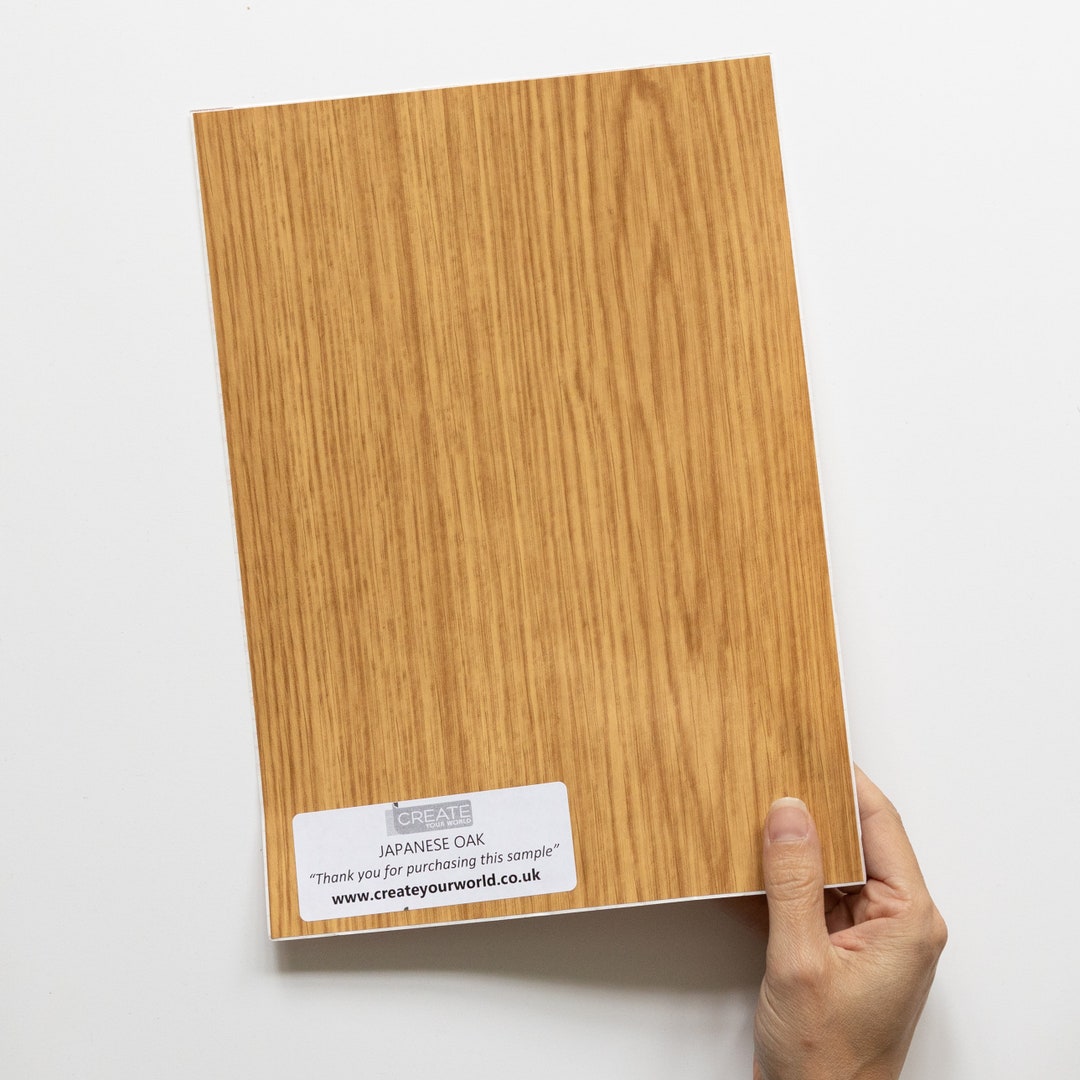 A4 SAMPLE JAPANESE OAK Sticky Back Plastic Vinyl Wrap Film - Etsy UK