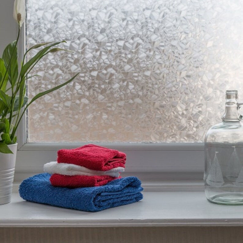 90cm X 1.5m Dc Fix SPLINTER Static Cling Vinyl Window Privacy | Etsy