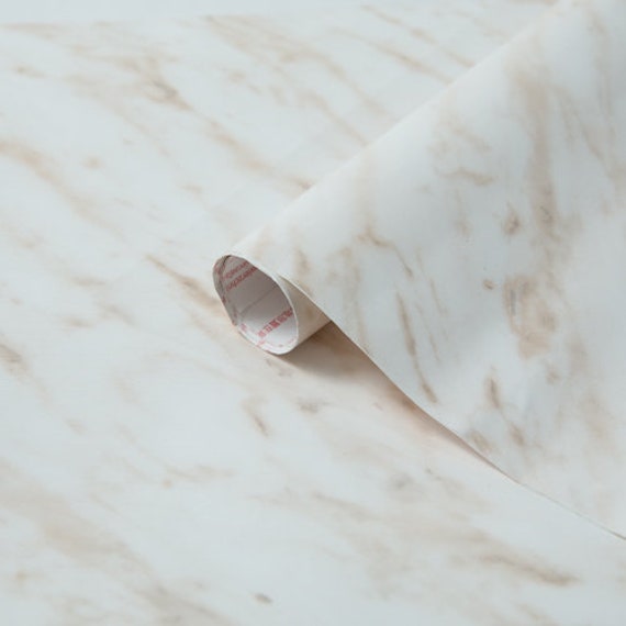 90cm Wide up to 15m Long Dc Fix MARBLE CARRARA BEIGE Sticky | Etsy