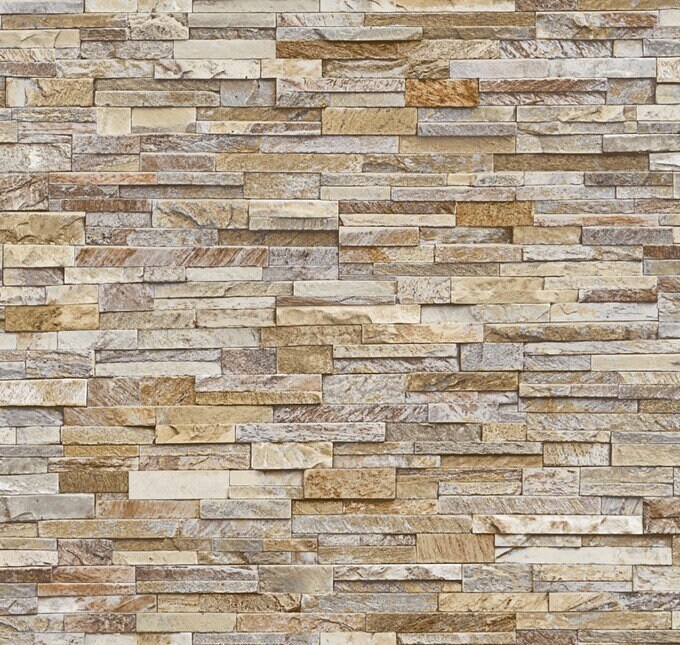 67.5cm X 4m D-c-wall STONE WALL Sand 3D Splashback Tile - Etsy
