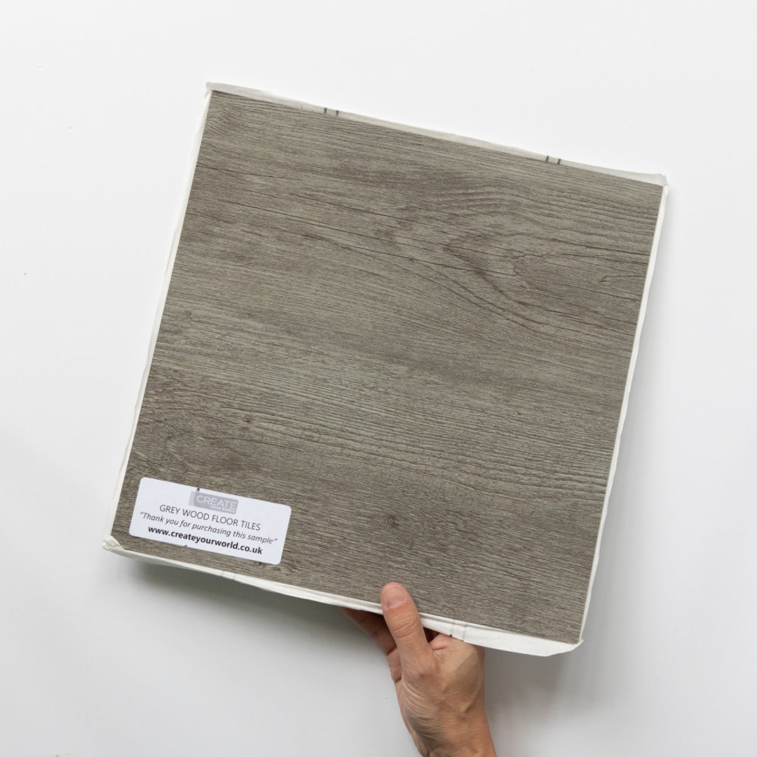D-c-fix Grey Wood Full Floor Tile Sample - Etsy