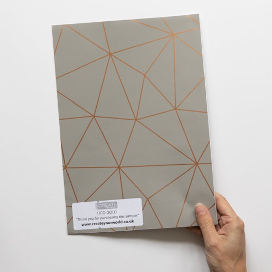 A4 SAMPLE - TICO GOLD Sticky Back Plastic Vinyl Wrap - Etsy UK