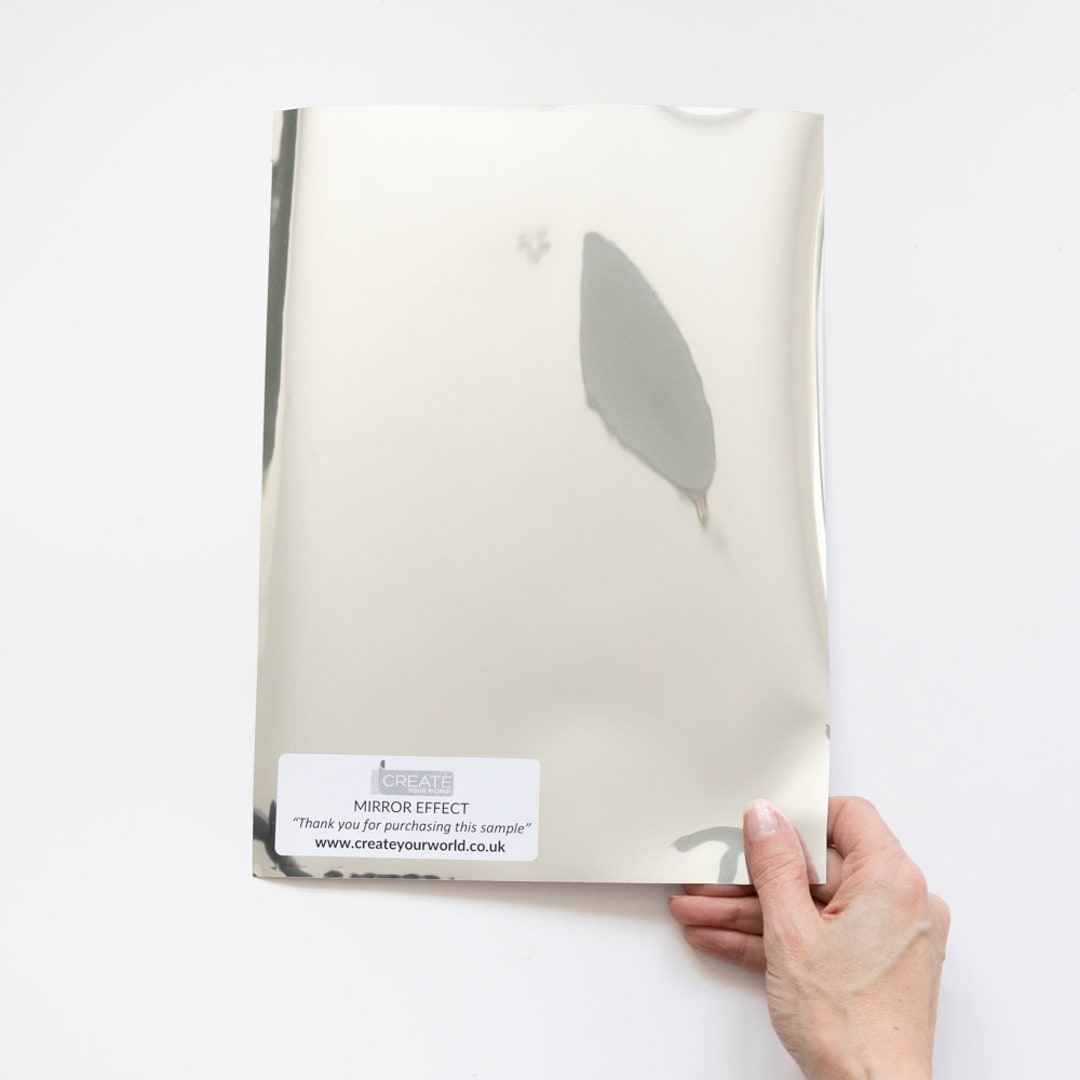 A4 SAMPLE - MIRROR EFFECT Sticky Back Plastic Vinyl Wrap Film - Etsy UK