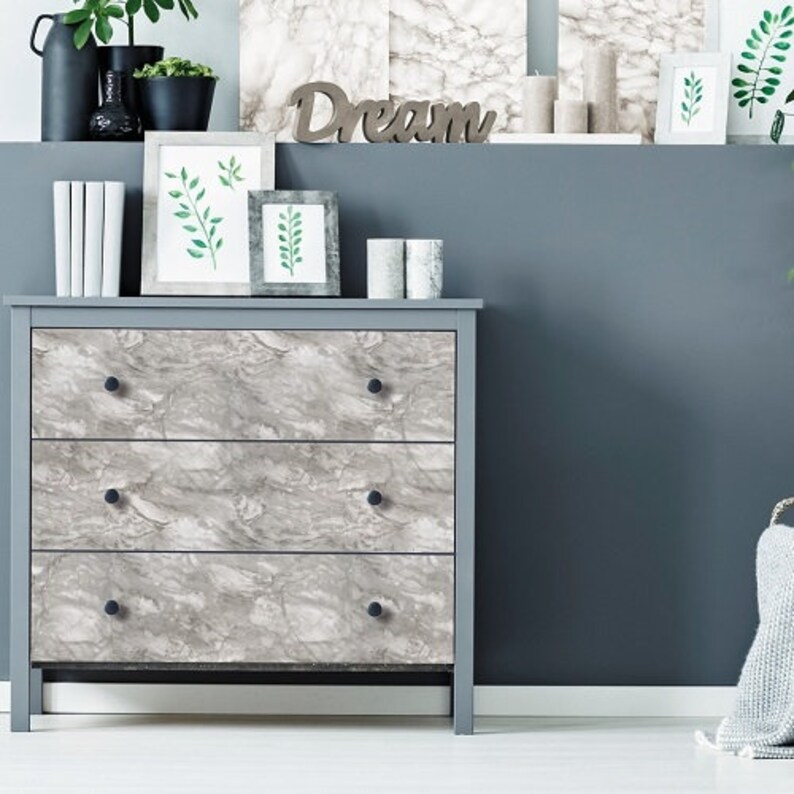 90cm Wide up to 15m Long Dc Fix MARBLE ROMEO GREY Sticky Back - Etsy UK