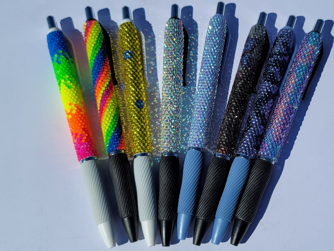 Rhinestone Covered Sharpie S-gel Refillable Pens - Etsy