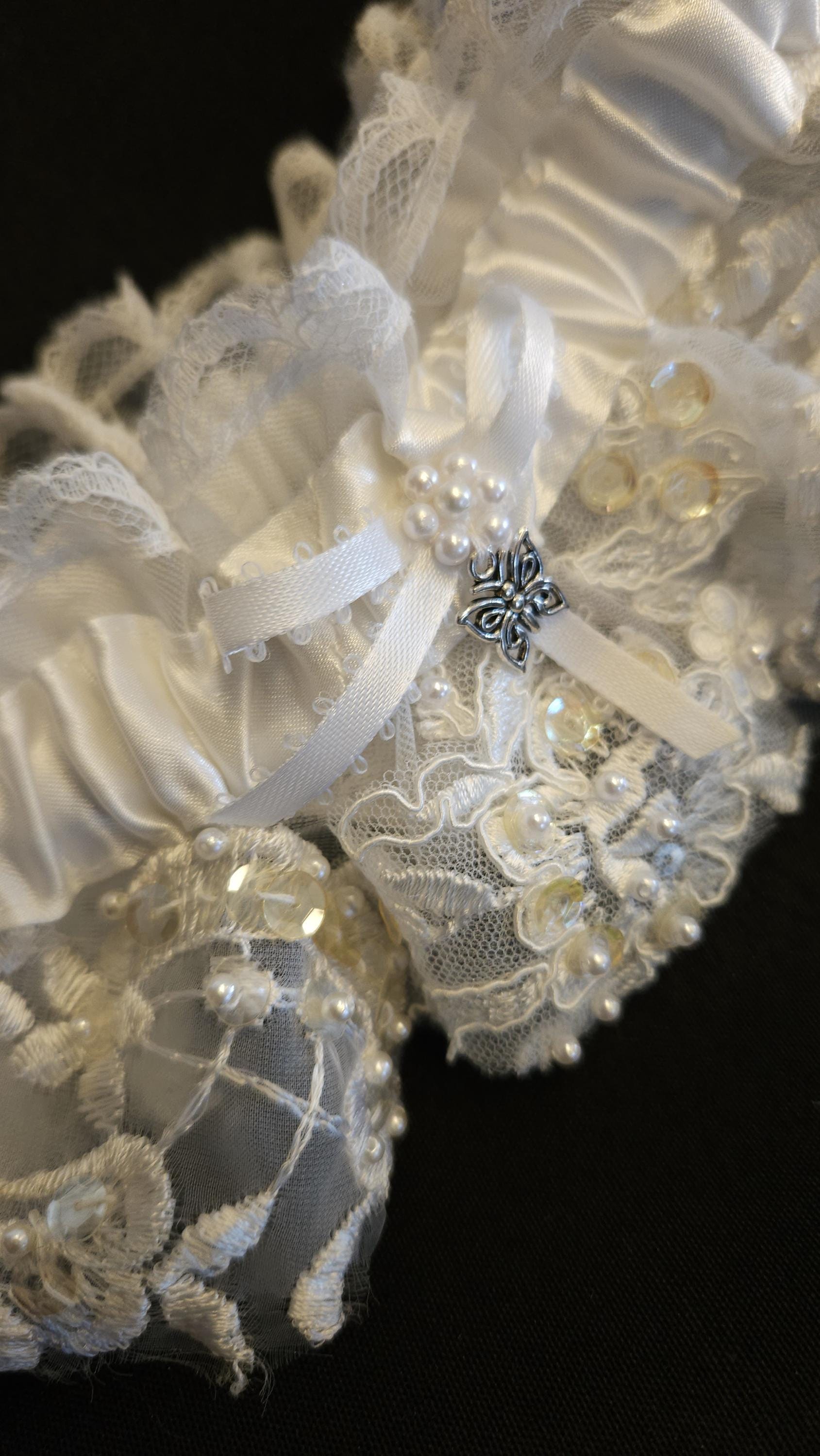 CUSTOM BRIDAL GARTER From Wedding Gown - Etsy