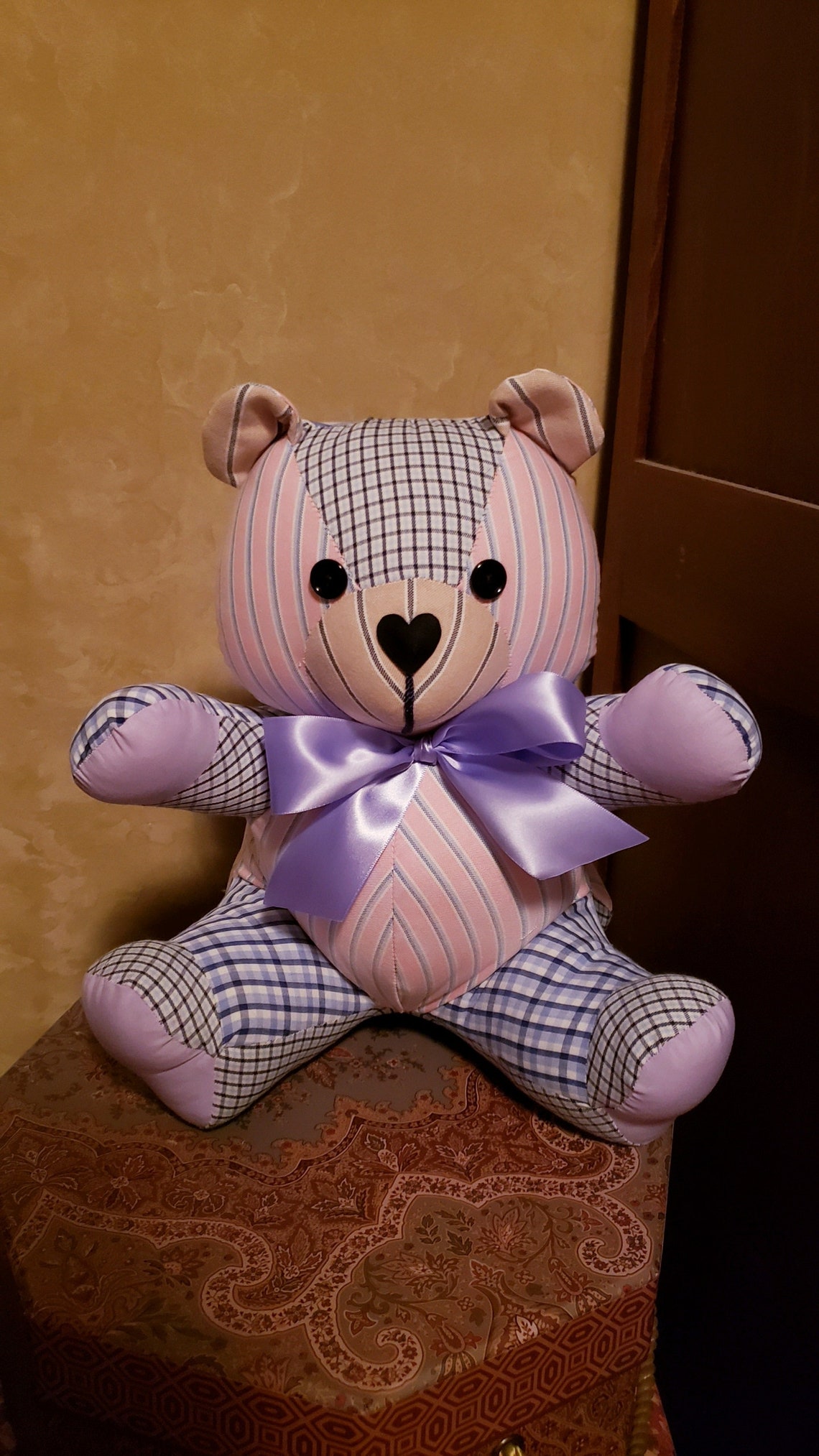 CUSTOM MEMORY BEAR | Etsy