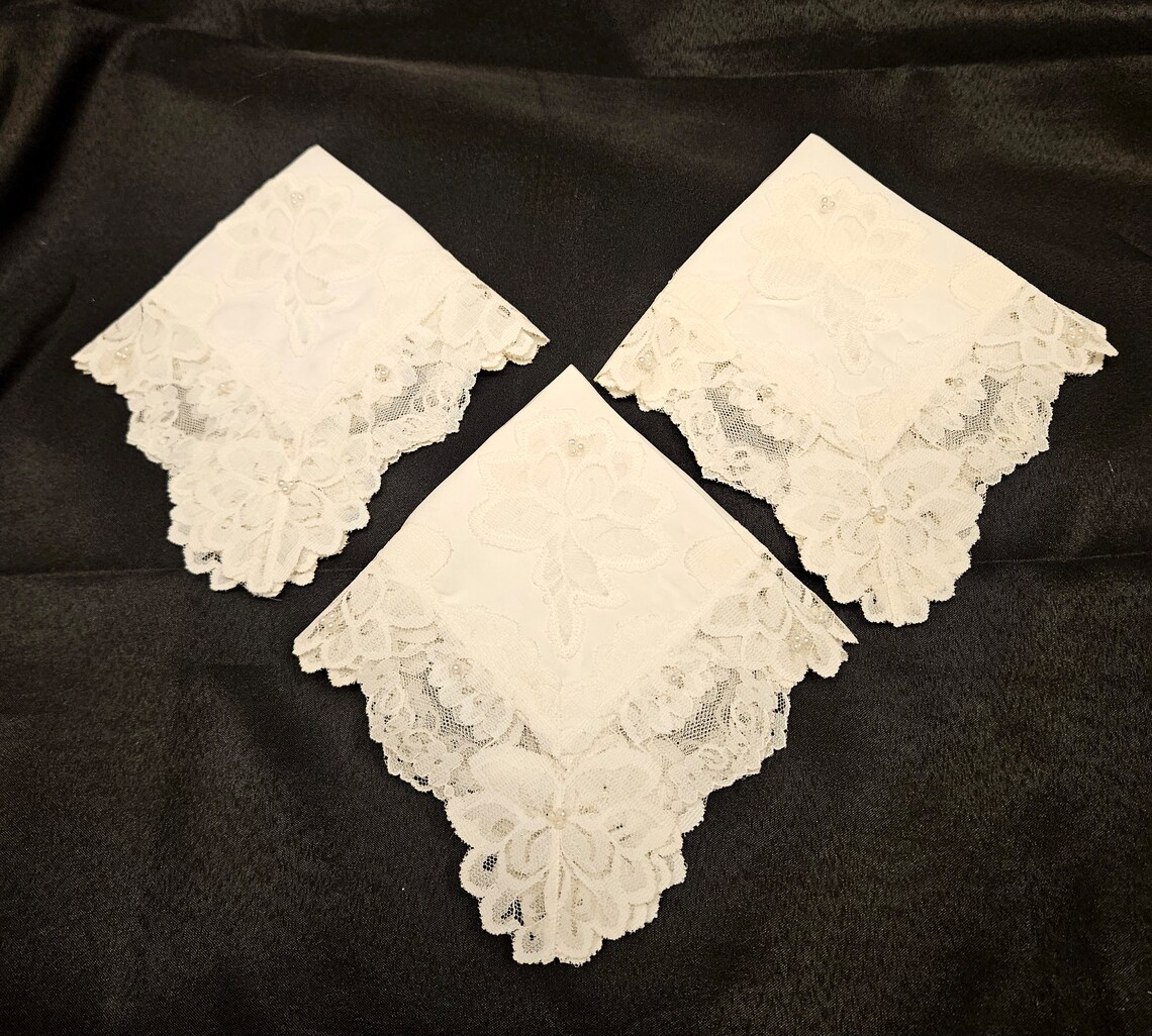 Custom Bridal Handkerchief From Wedding Gown - Etsy