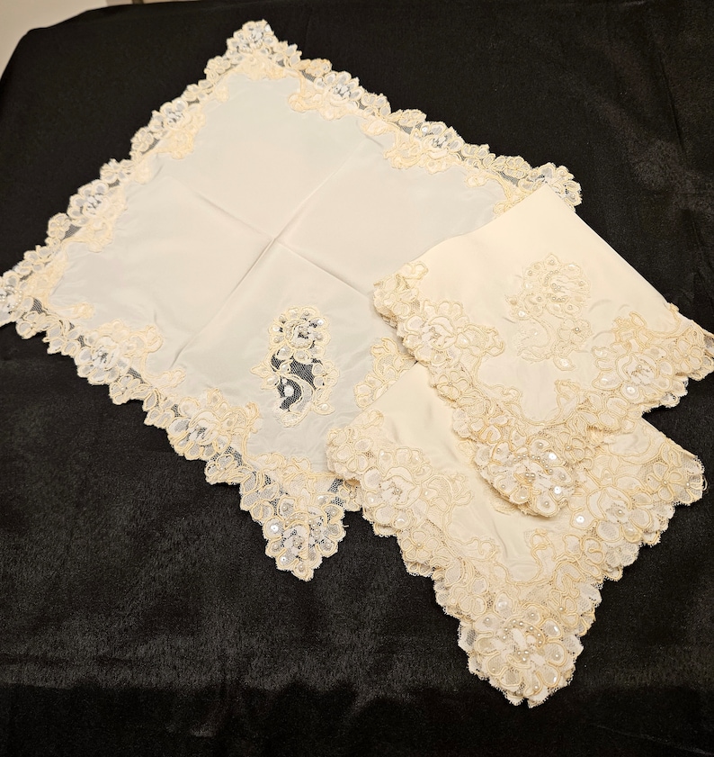 Custom Bridal Handkerchief From Wedding Gown - Etsy
