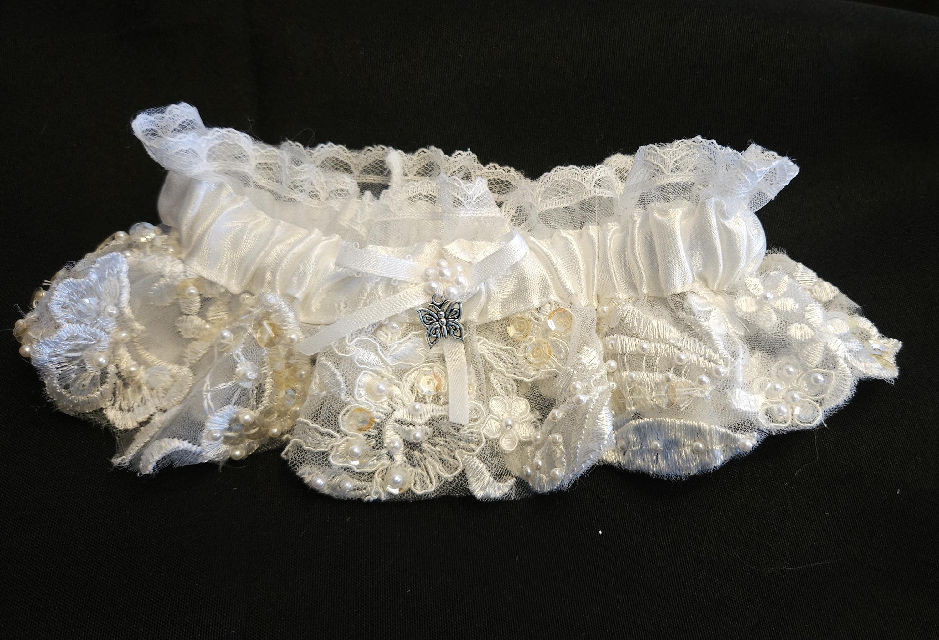CUSTOM BRIDAL GARTER From Wedding Gown - Etsy