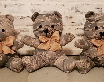 Memory Military Bear - Etsy