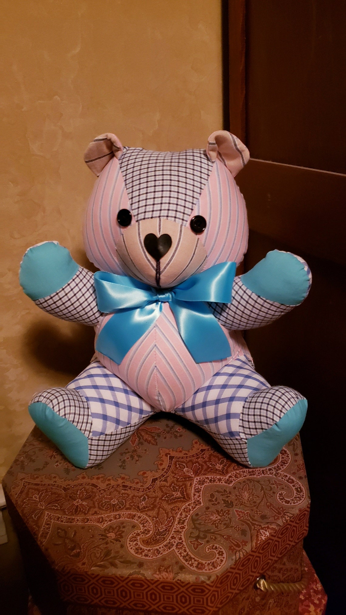 CUSTOM MEMORY BEAR - Etsy