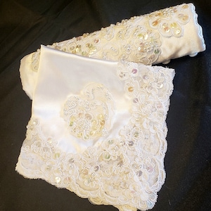 Custom Bridal Handkerchief From Wedding Gown - Etsy