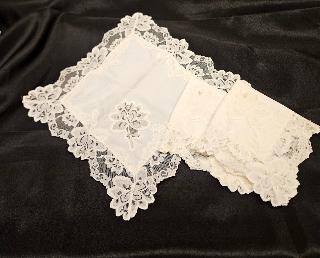 Custom Bridal Handkerchief From Wedding Gown - Etsy
