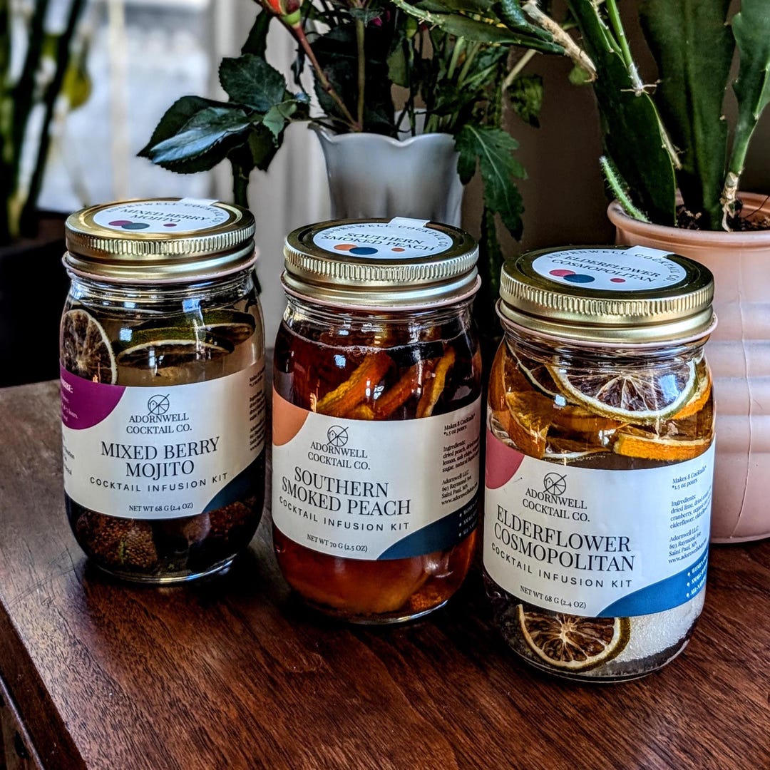 DIY Cocktail Infusion Kit: Choose Your Flavor - Makes 8-16 Drinks - Etsy