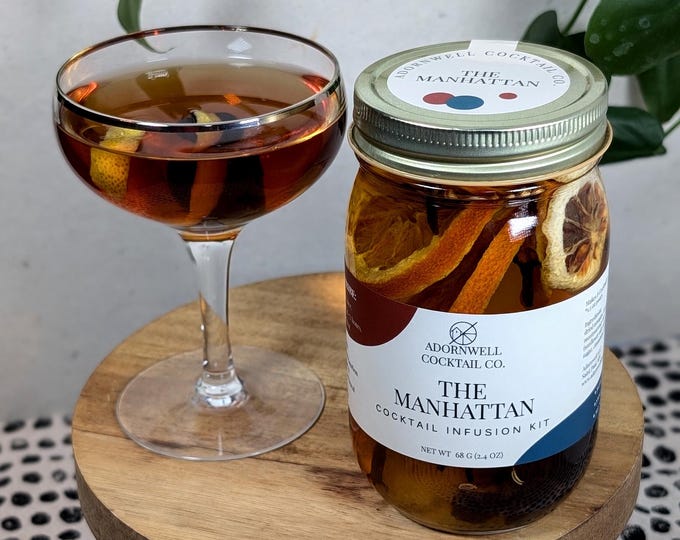 The Manhattan Cocktail Infusion Kit - Etsy