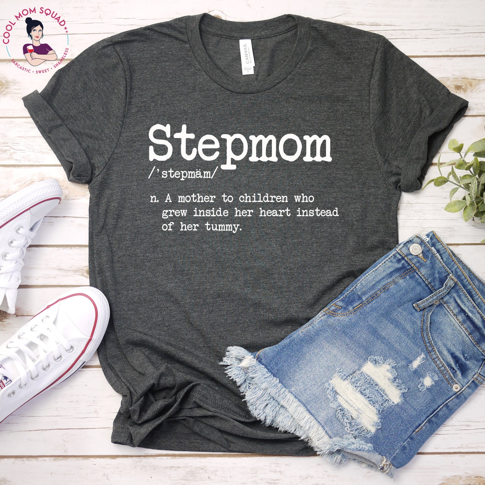 Stepmom Definition Shirt Bonus Mom Best Stepmom Shirt Etsy