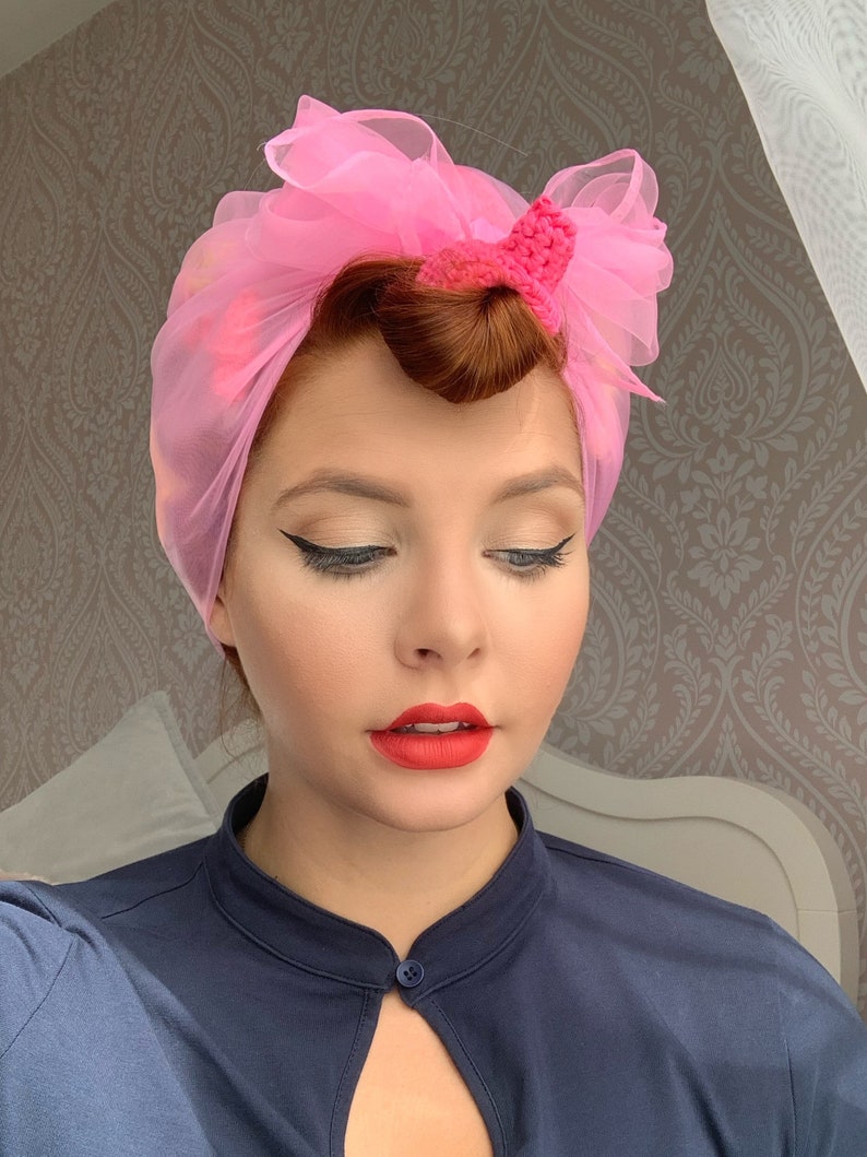 Hannah Iris Cosy Curler Head Scarfs/ Hair net | Etsy