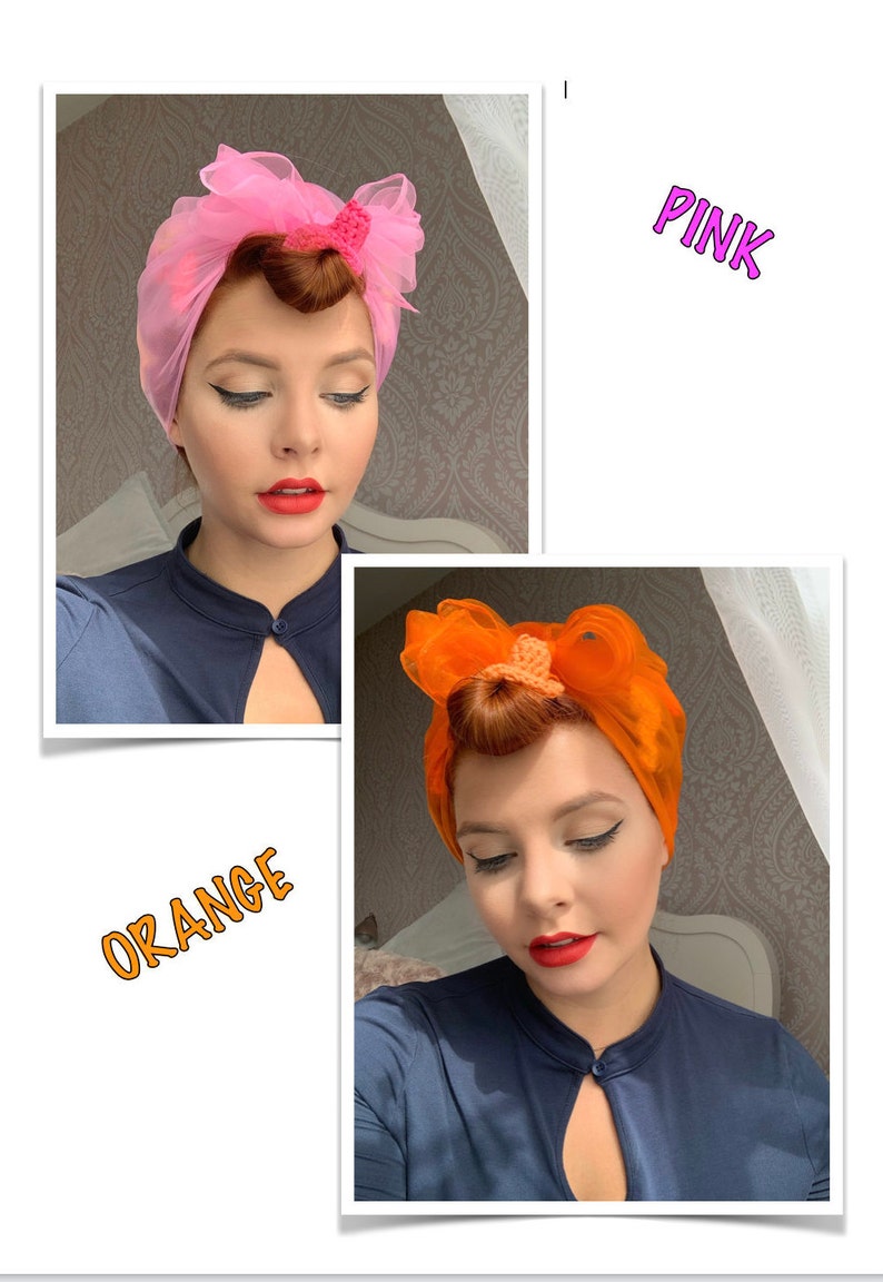 Hannah Iris Cosy Curler Head Scarfs/ Hair Net - Etsy