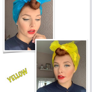 Hannah Iris Cosy Curler Head Scarfs/ Hair Net - Etsy UK