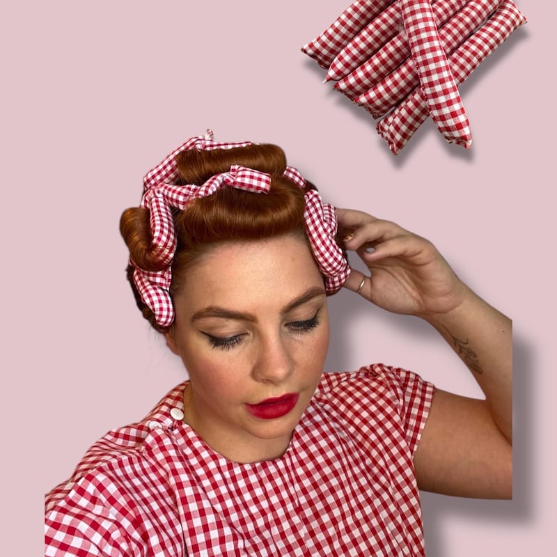 Blue Fabric Hair Pins - Etsy UK