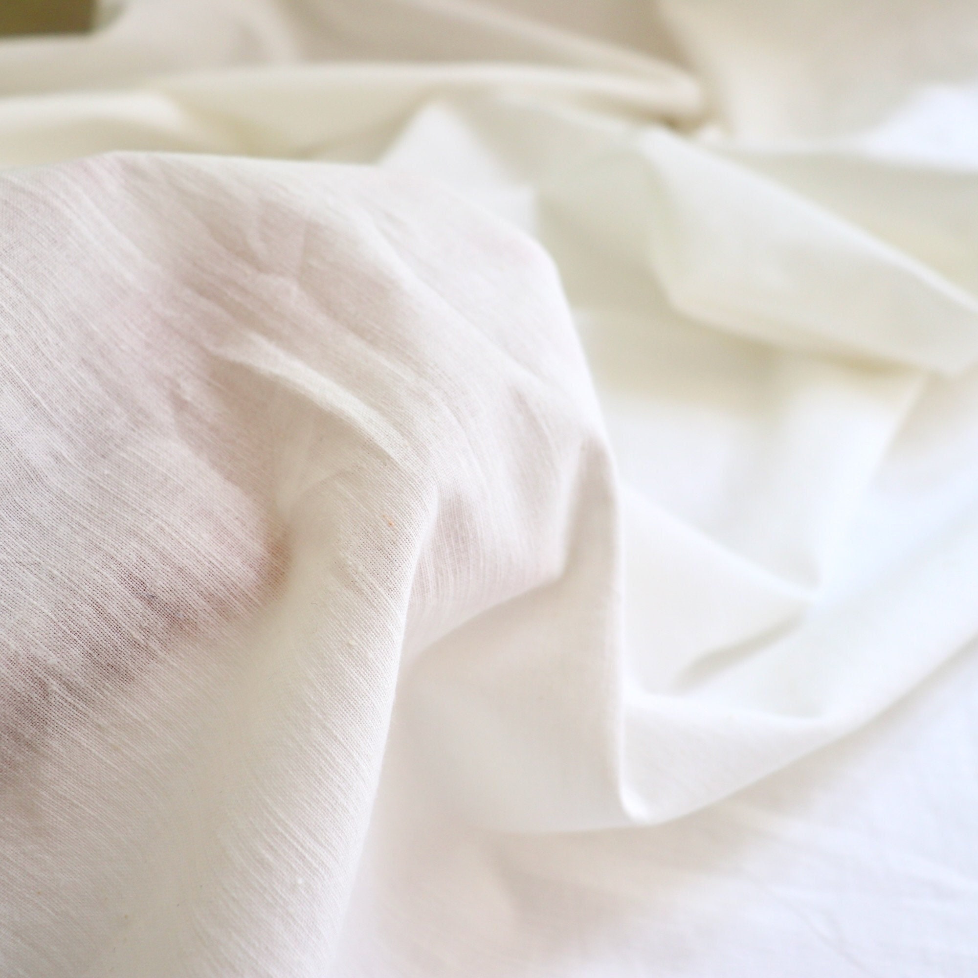 Handwoven Cotton Fabric by the Half Yard Off-white Handloom - Etsy