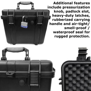 CLOUD/TEN SMOKESAFE Odor Proof Case Fits Herbs Bongs , Oil Rigs and ...