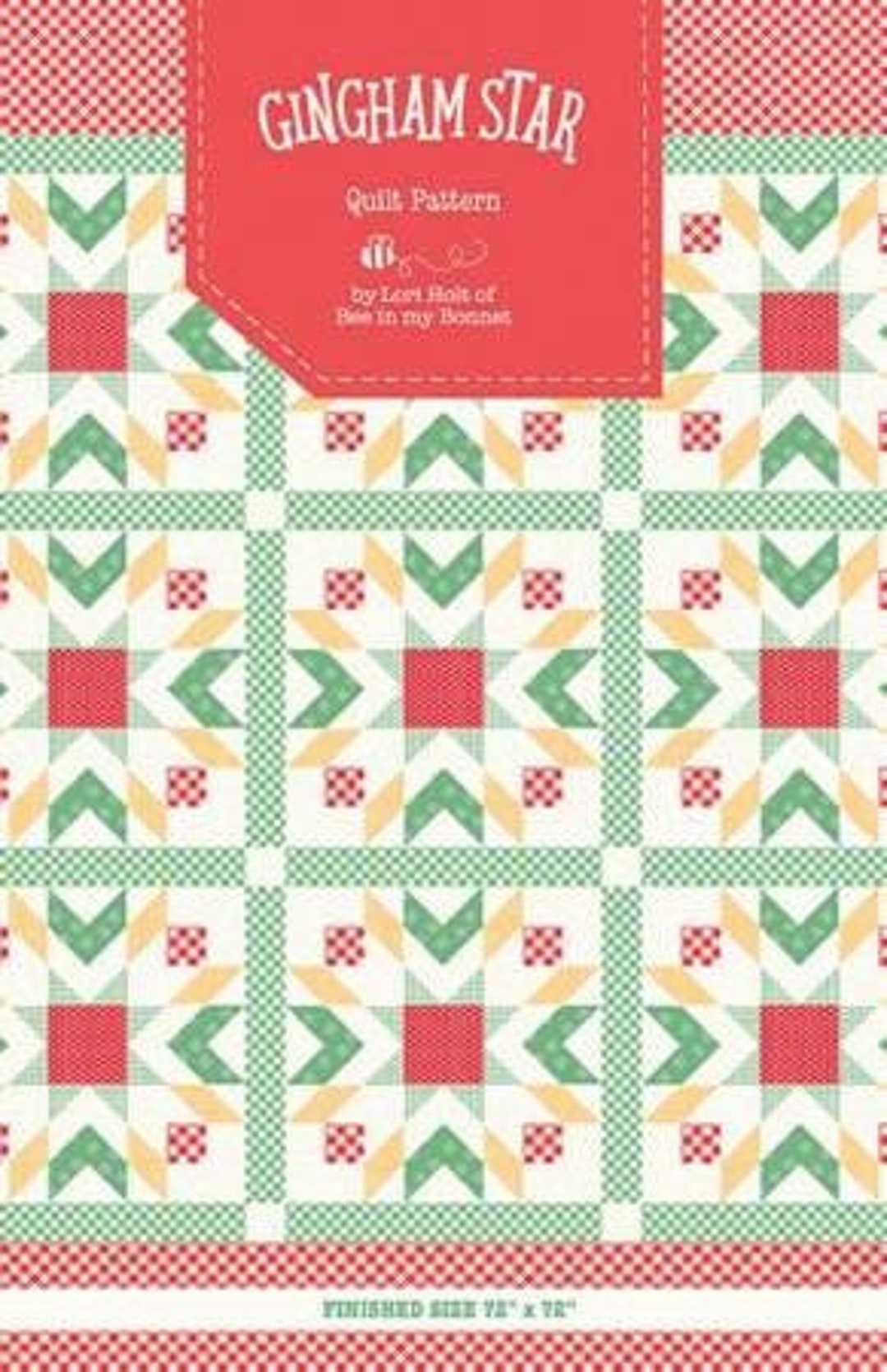 Lori Holt Gingham Star Quilt Pattern - Etsy