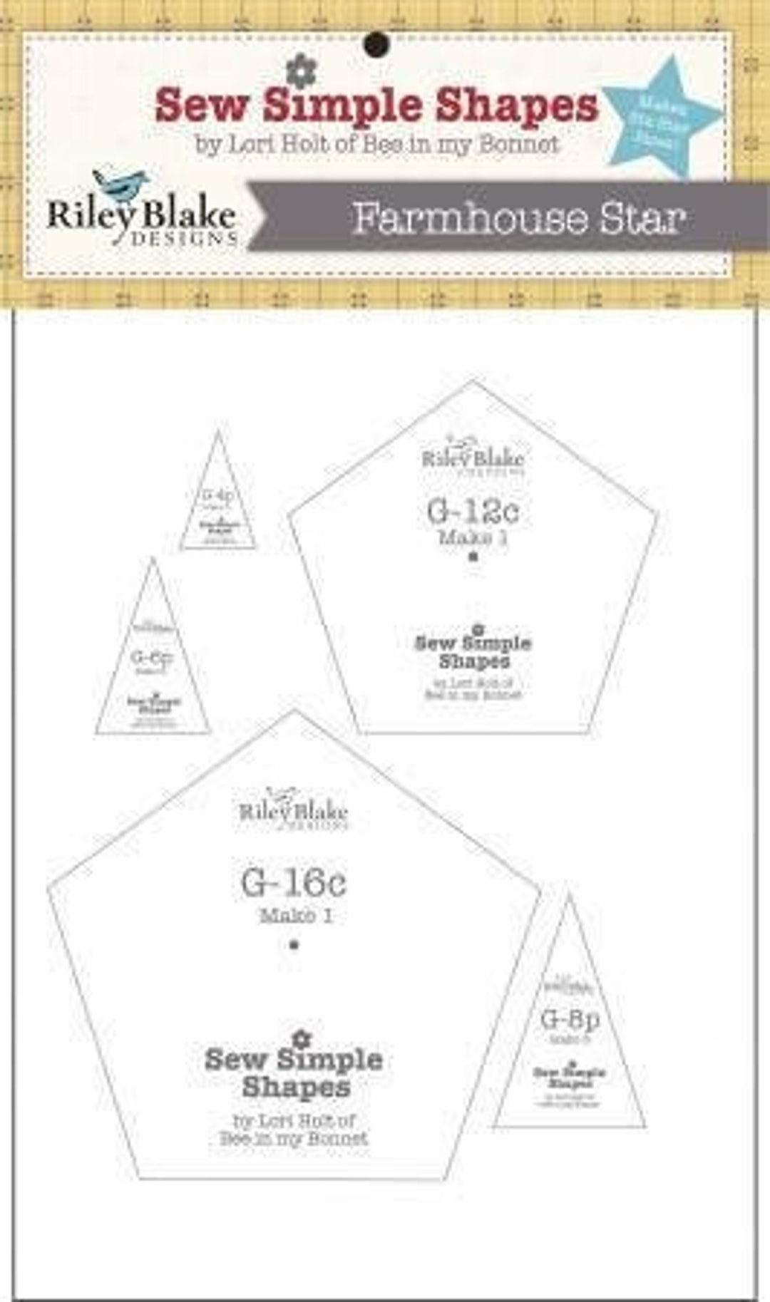 Lori Holt Farmhouse Star Template Set - Etsy