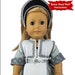 Tudor Partlet PDF Sewing Pattern for 18 Dolls Such as - Etsy