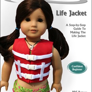 Life Jacket PDF Sewing Pattern for 18 dolls such as | Etsy