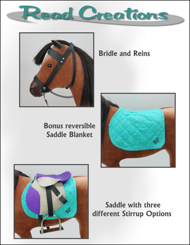 English Saddle PDF Sewing Pattern for 18 Dolls Such as | Etsy