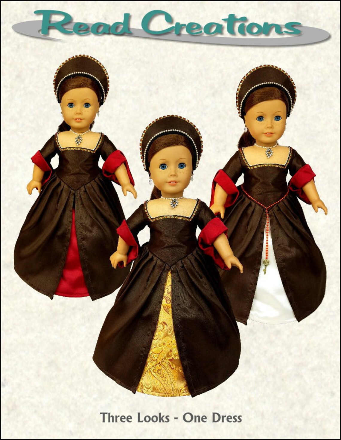 Tudor Ensemble PDF Sewing Pattern for 18 Dolls Such as - Etsy Canada