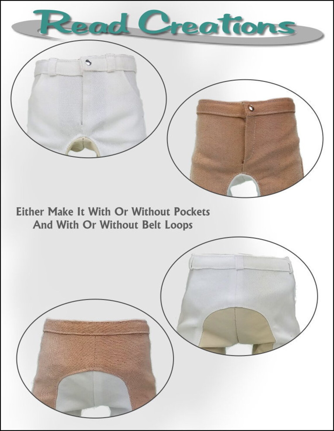 Riding Pants PDF Sewing Pattern for 18 Dolls Such as - Etsy