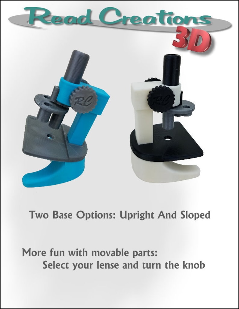 3D Printable Microscope Pattern for 14" to 18" Dolls Such as American ...