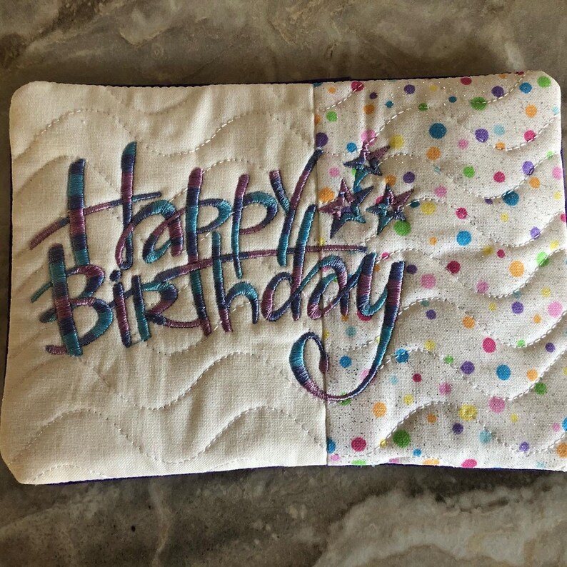 Mug Rug Happy Birthday Mug Rug-mickey and Minnie Mouse - Etsy