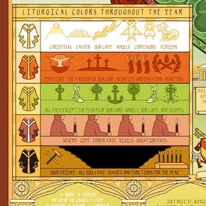 Framed Traditional Catholic Liturgical Calendar (24x36) (latin Mass) - Etsy