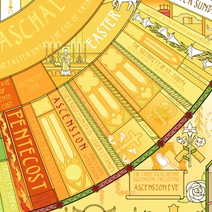Framed Traditional Catholic Liturgical Calendar (24x36) (latin Mass) - Etsy